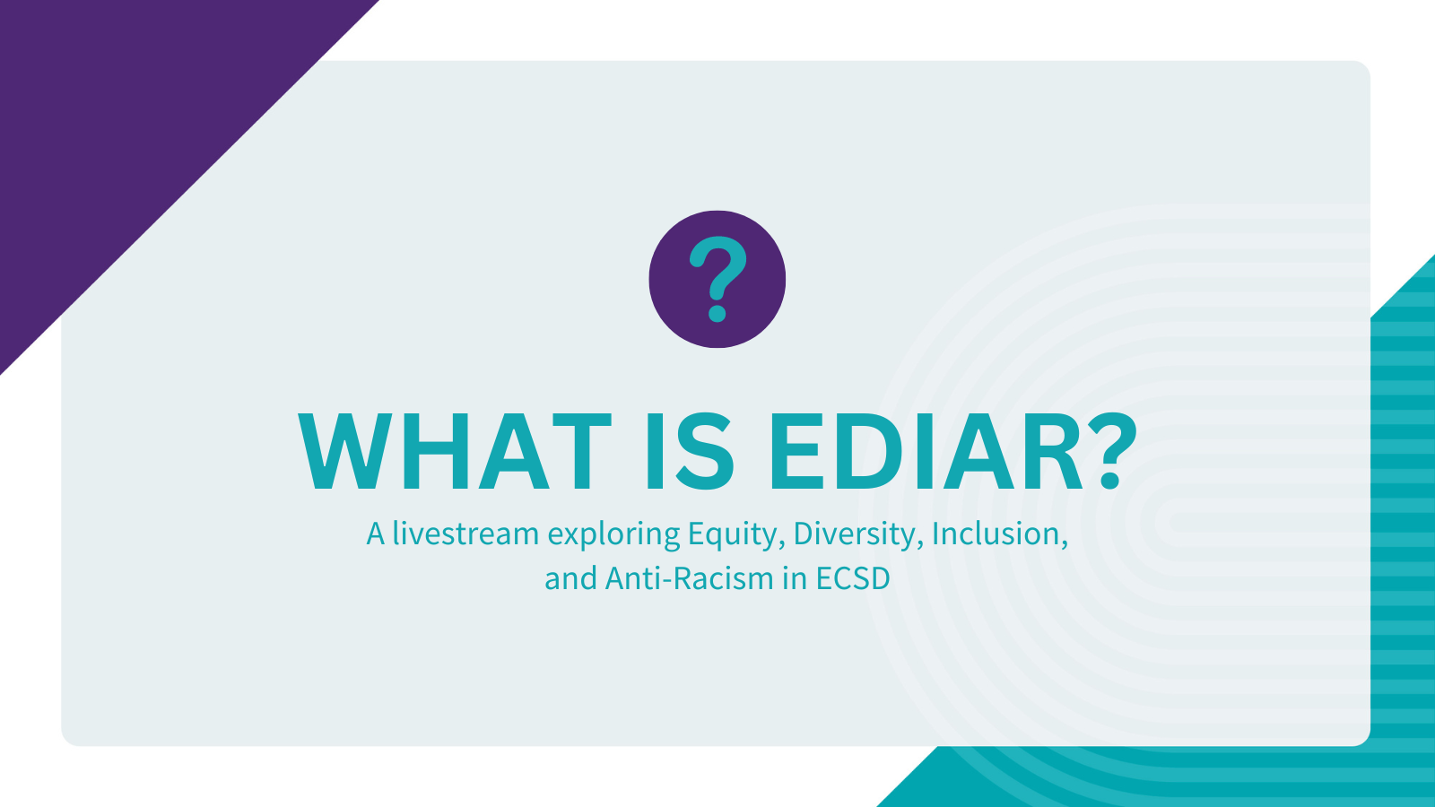 What Is EDIAR?